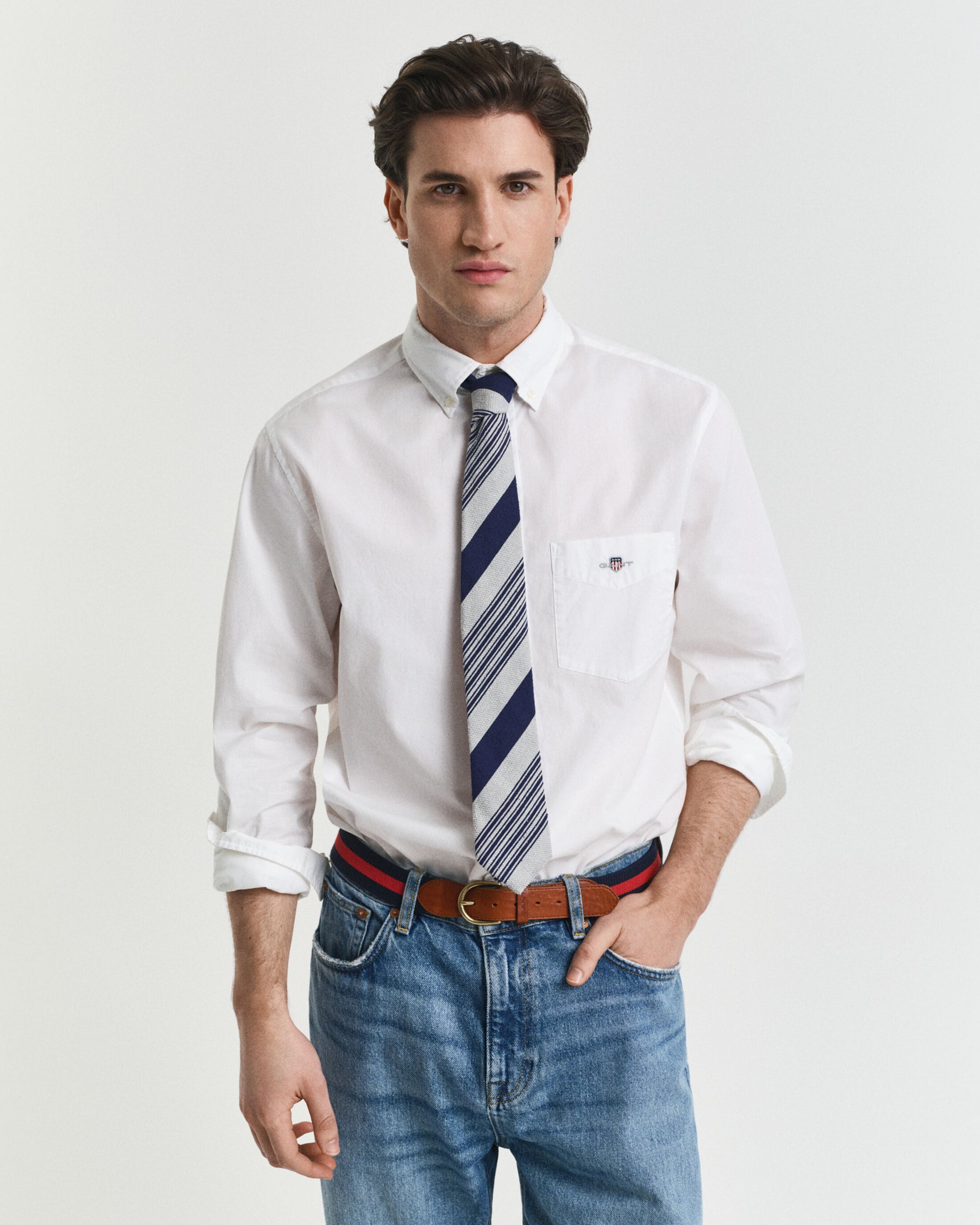 REG Classic Poplin Shirt-White